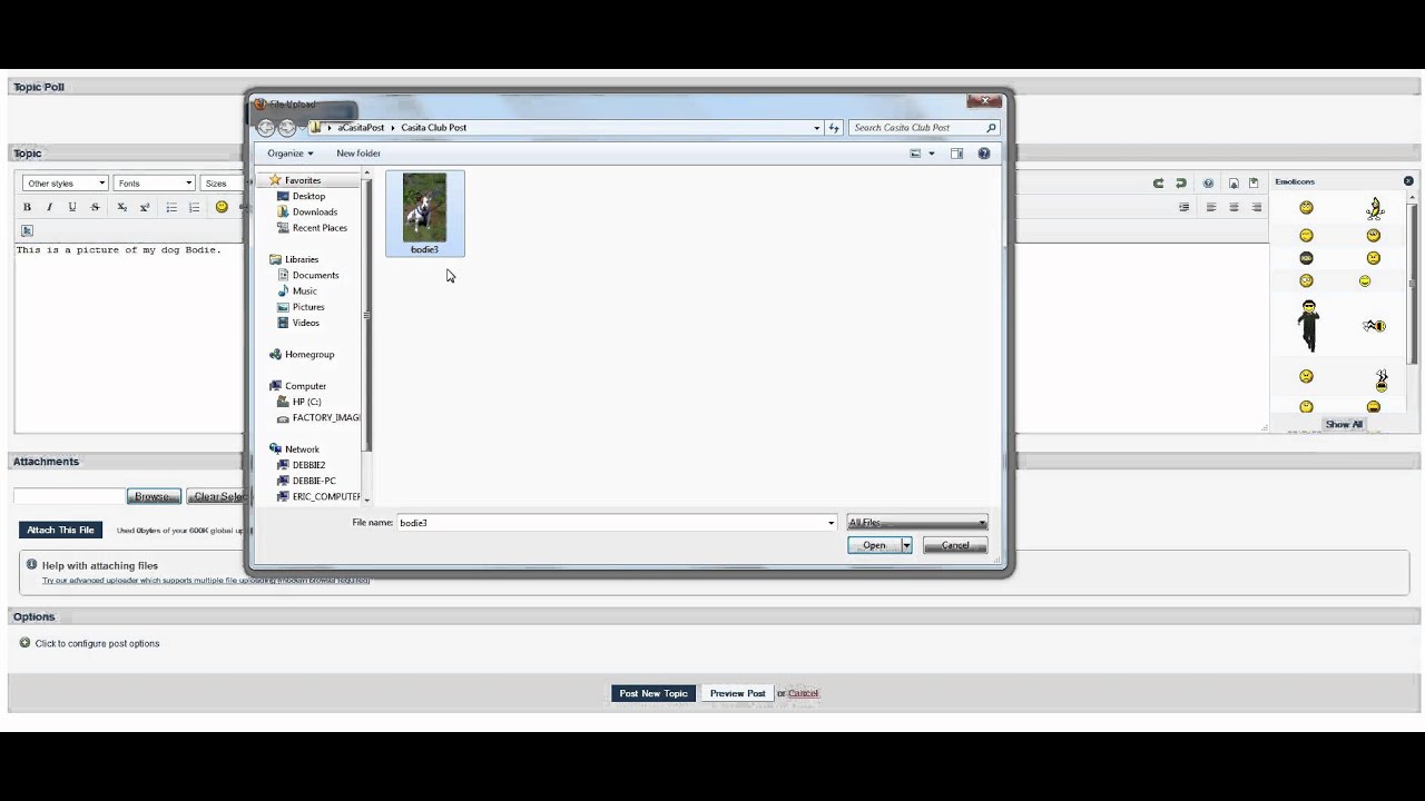 Image Upload Tutorial - CasitaClub.com - YouTube
