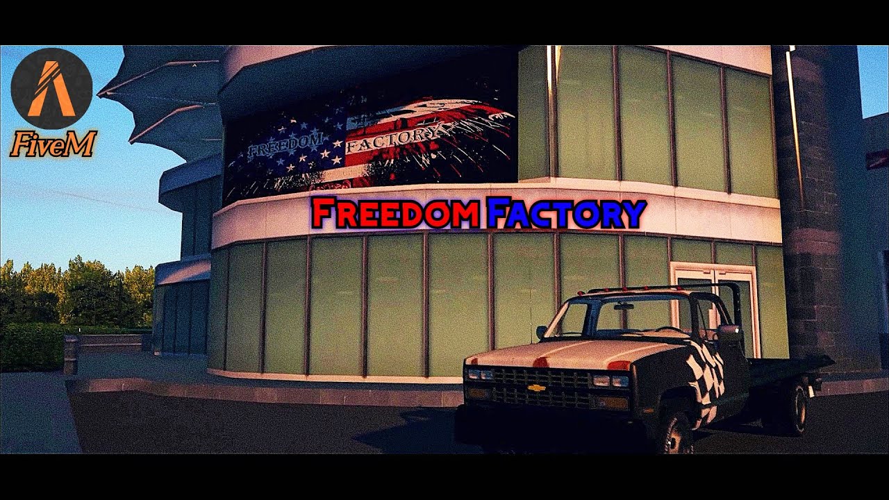 Cleetus Mcfarlands Freedom Factory and Cars in GTA 5/FiveM - YouTube