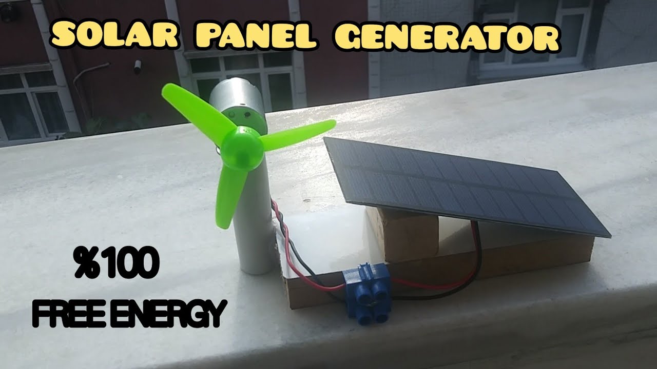 Free Energy Device / Solar Panel Generator - YouTube