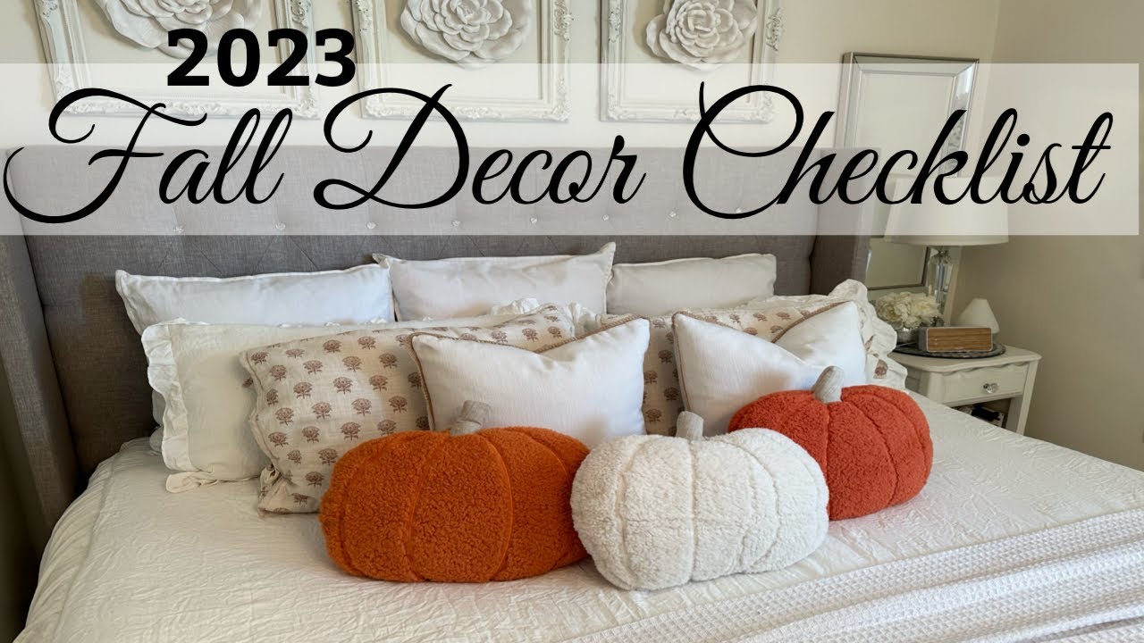 New 🍁2023 Fall Decor Checklist - YouTube