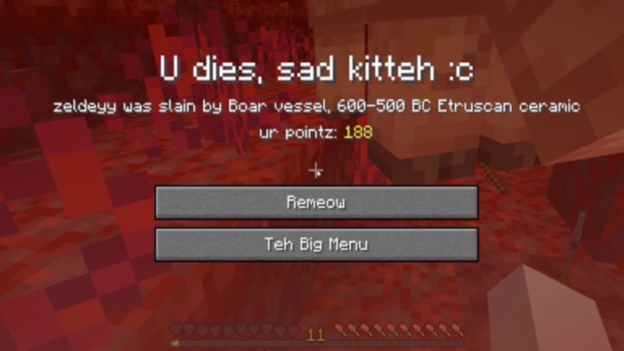 I Tried to go to the Nether in Minecraft's LOLCAT Language - YouTube