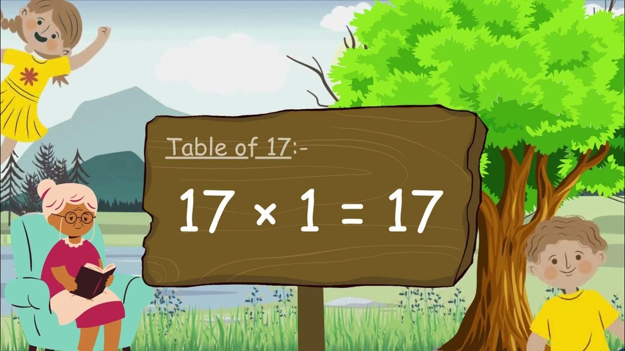 Multiplication Magic: Table of 17 for Kids! - YouTube