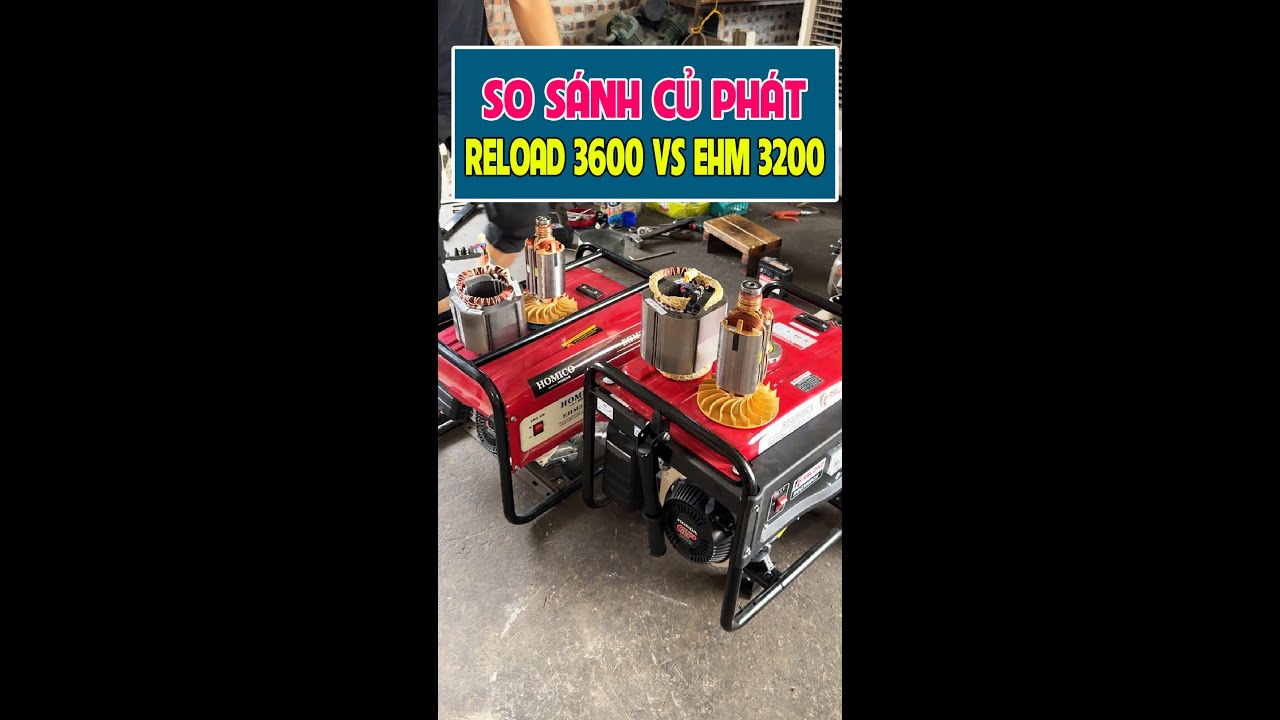 Tháo Củ Phát Máy Phát Điện Honda RELOAD 3600 Và Honda EHM 3200 Loại Nào ...