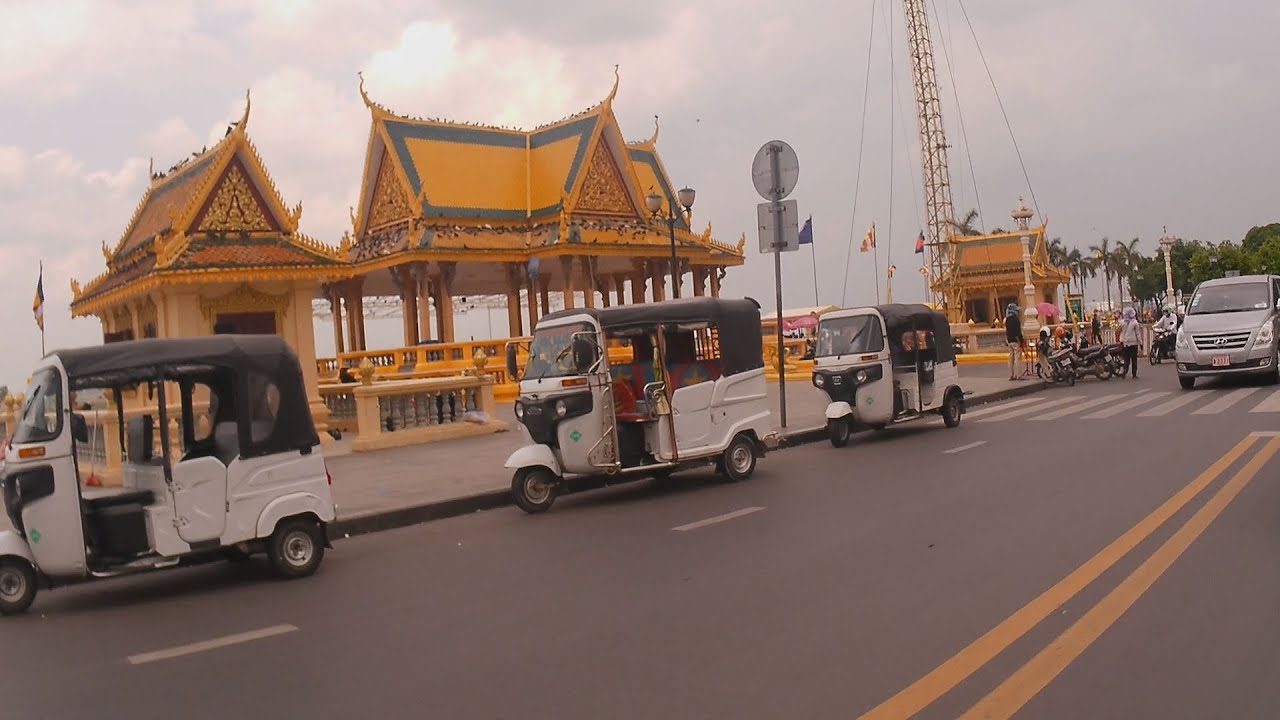 บรรยากาศเมืองที่สวยงามของพนมเปญ กัมพูชา Youtube
