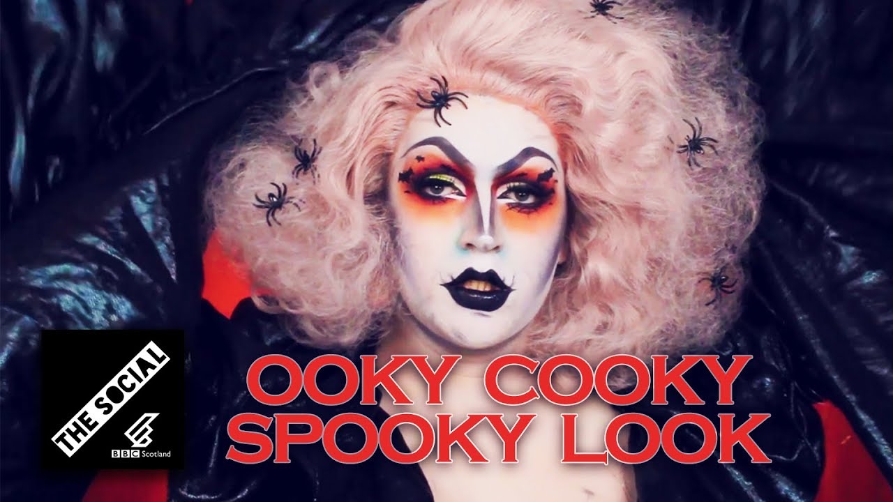 Lawrence Chaney's Ooky Spooky Halloween Make Up - YouTube