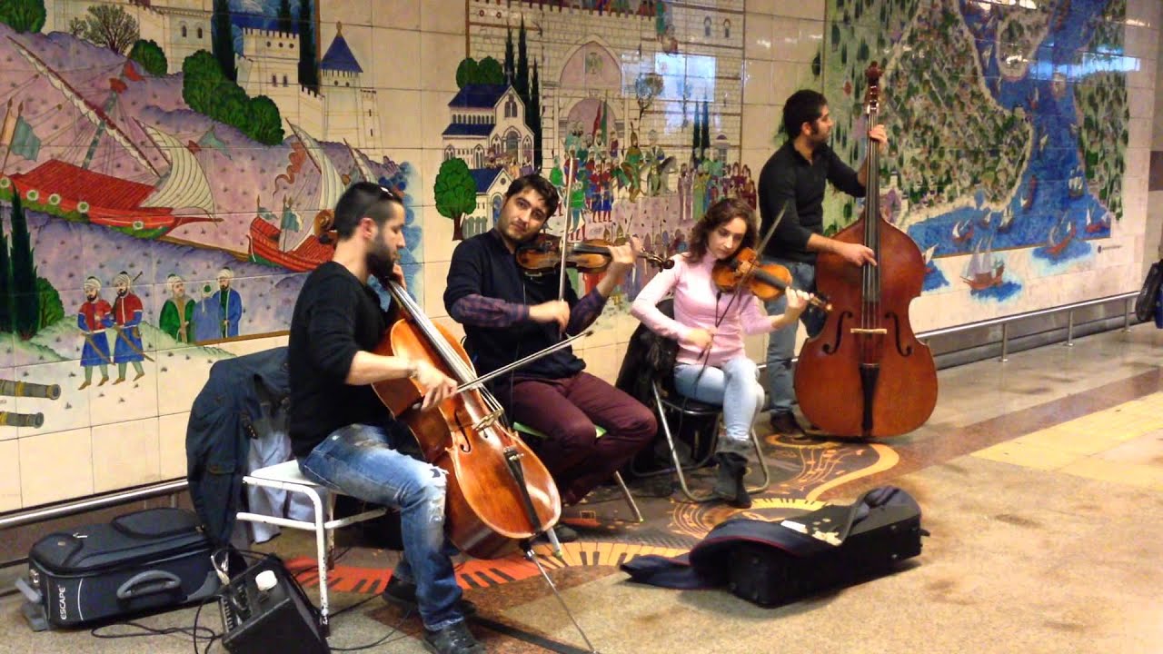 Requiem for a Dream (Lux Aeterna) String Quartet Street Performance ...