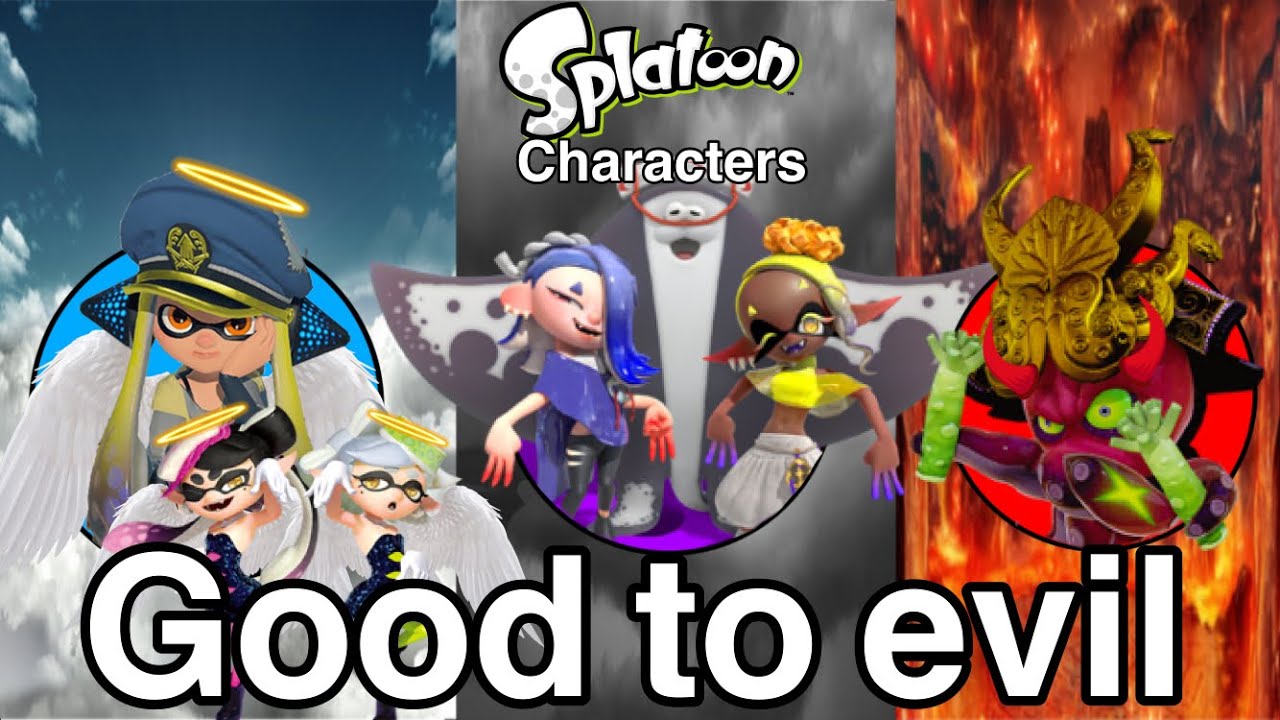 Splatoon 3 characters: Good to Evil (+ Splatoon 3) - YouTube