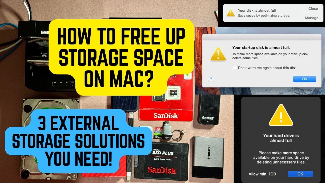 How to Free Up Storage Space on Mac? 3 External Storage Solutions You ...