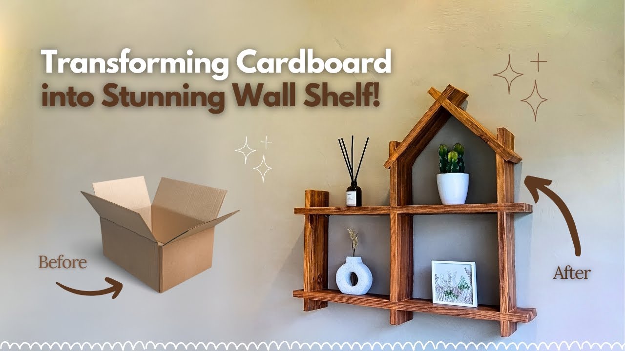 Floating Elegance: Crafting a Beautiful Wall Shelf from Recycled ...