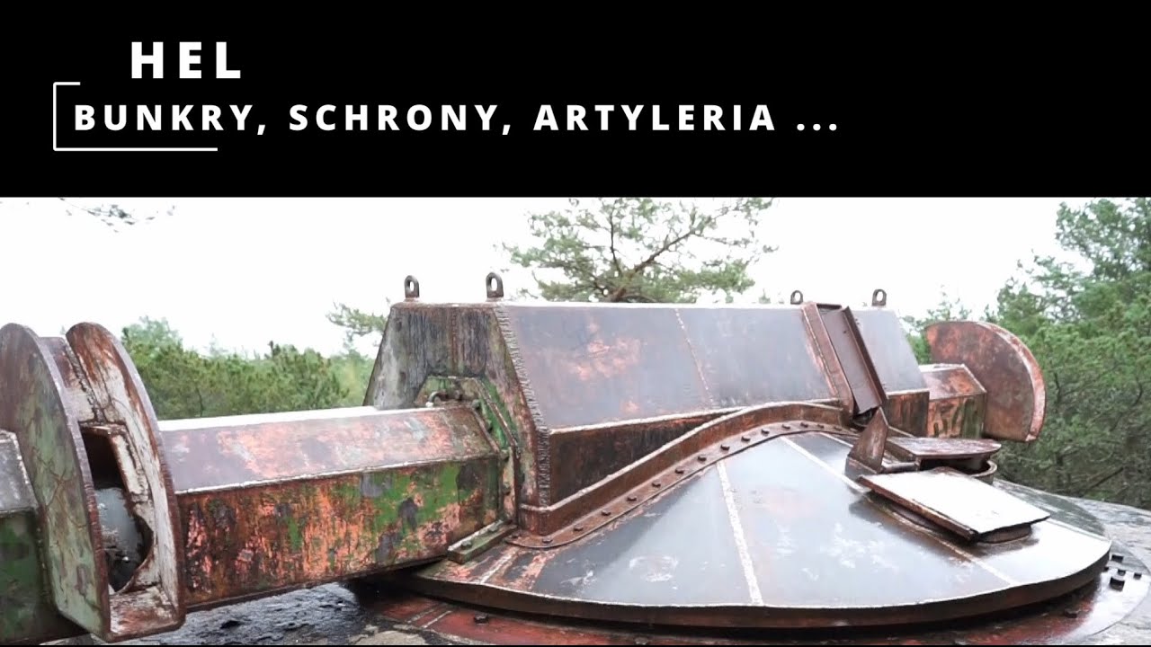 HEL - bunkry, schrony, artyleria. - YouTube