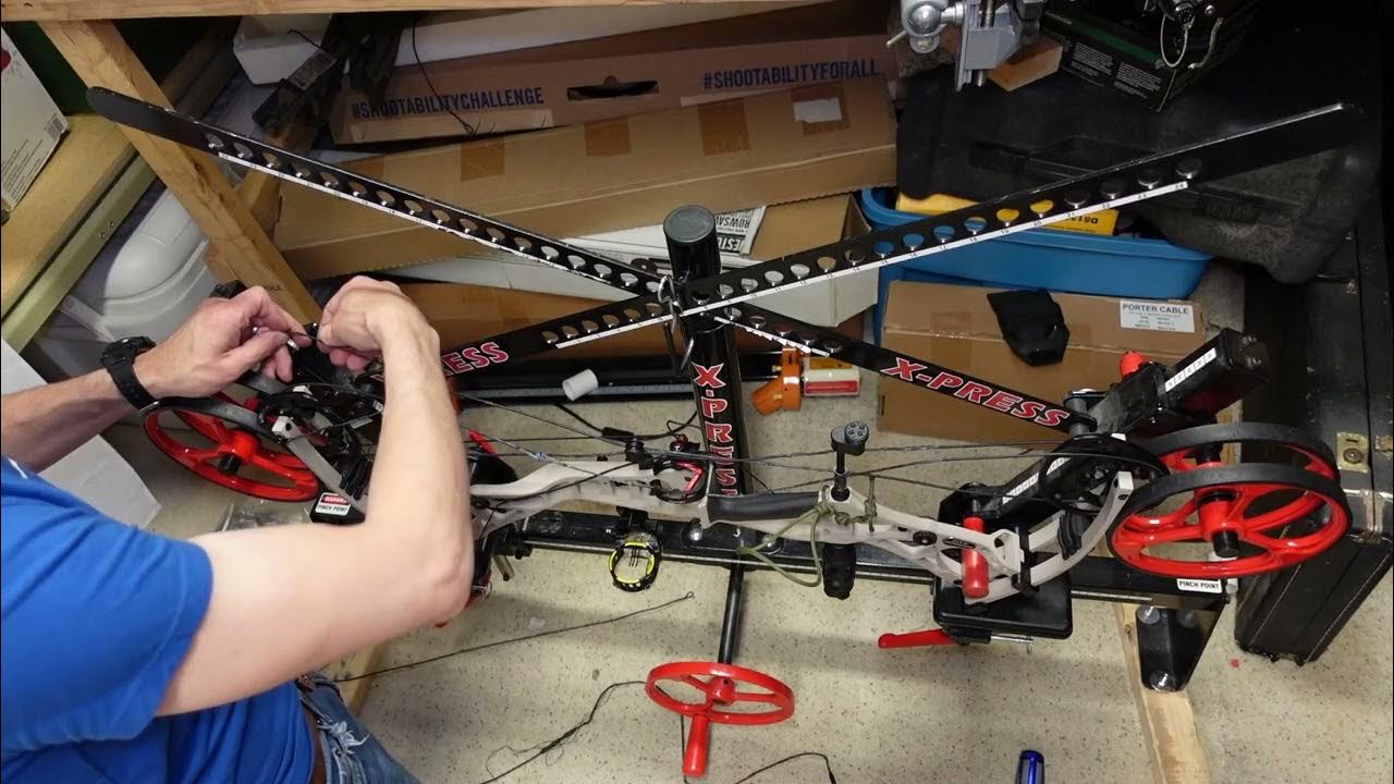 Replacing String and Cables on Compound Bow - YouTube