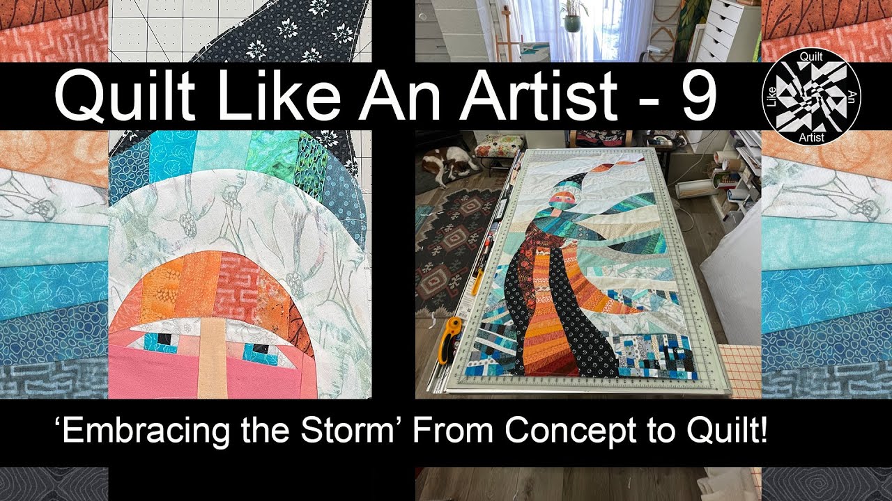 Quilt 9: Embracing the Storm - Is it Art or is it Design? - YouTube