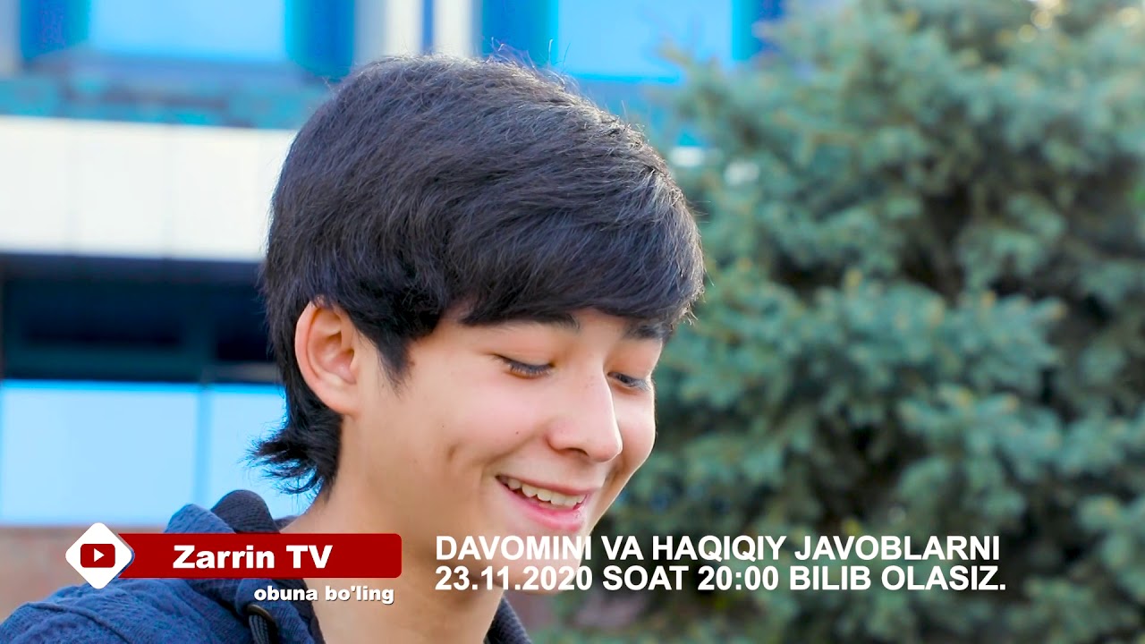 Men haqimda - Abbos Kamoliddinov Bugun soat 20:00 da O'tkazib yubormang ...