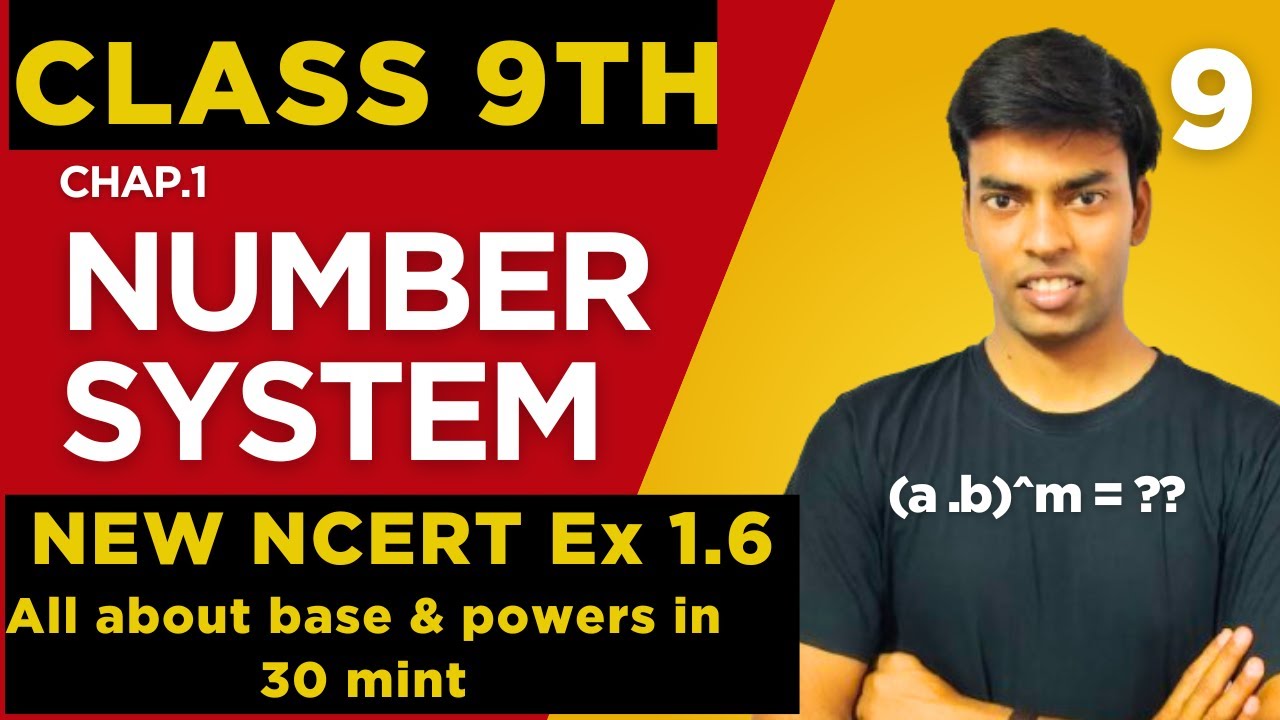 All About Exponents – A Deep Dive into Class 9 Maths | EX 1.6 full ...