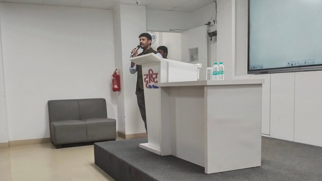 Drishti ias classroom vlog video - YouTube