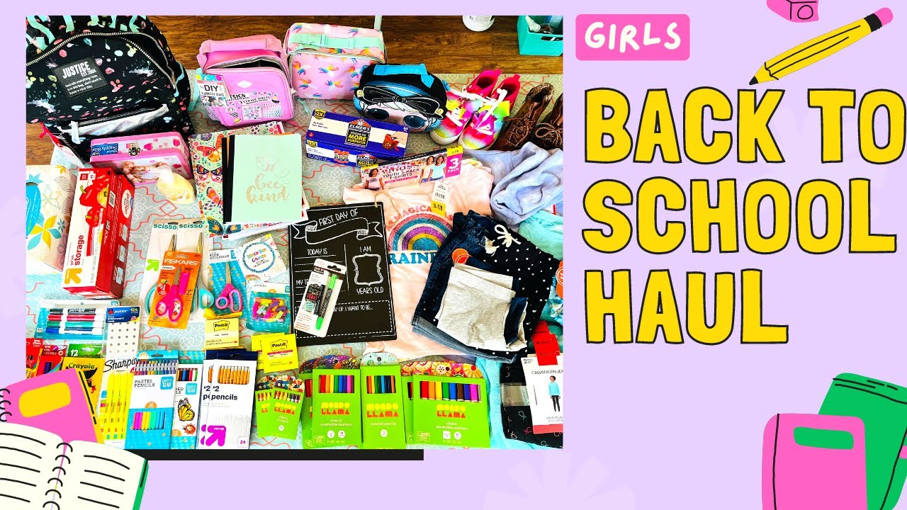 HUGE $500 Girls BACK TO SCHOOL HAUL (TARGET, WALMART, COSTCO, DOLLAR ...