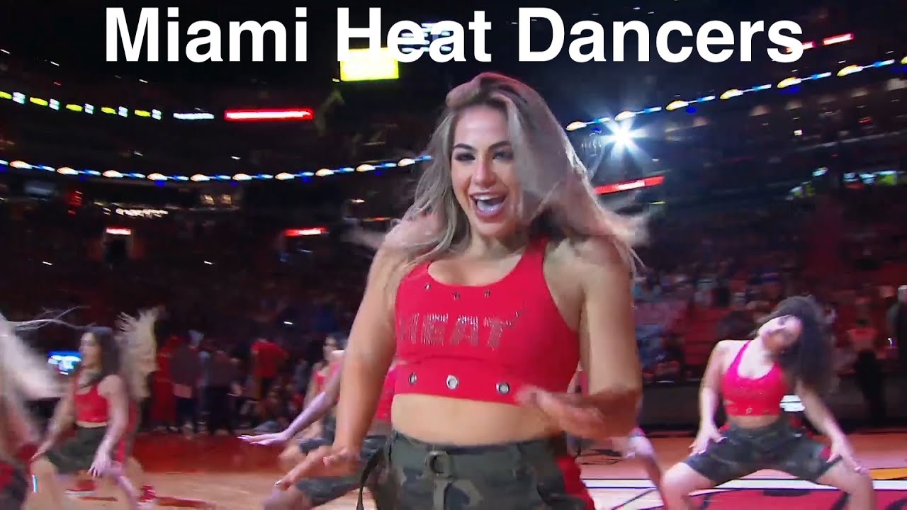Miami Heat Dancers - NBA Dancers - 1/14/2022 dance performance - Heat ...