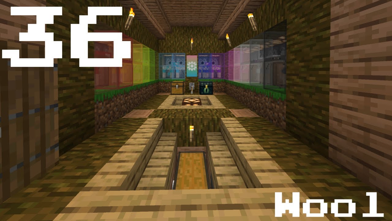 Minecraft Let's Play - Rainbow sheep farm [36] - YouTube