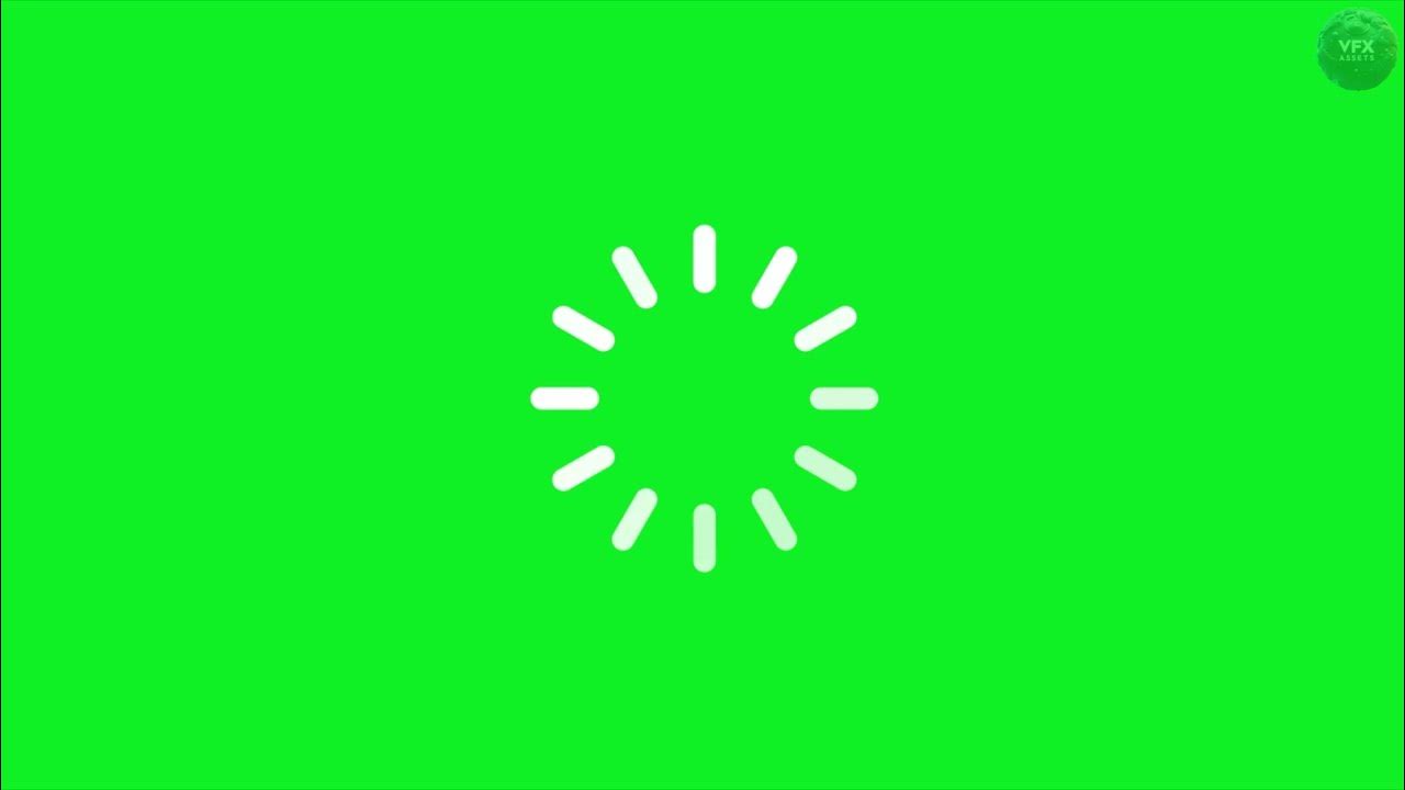 Animated Loading icon Green Screen. #greenscreen - YouTube