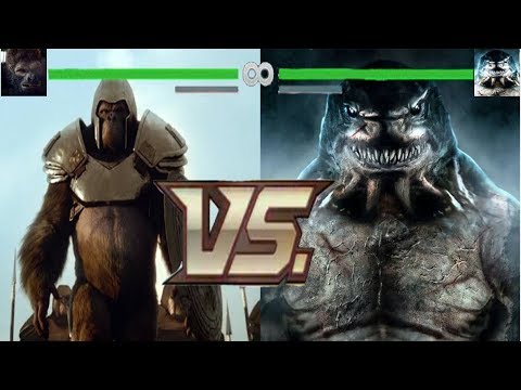 King Shark vs Gorilla Grodd - Battle :The Flash S05E15 - YouTube