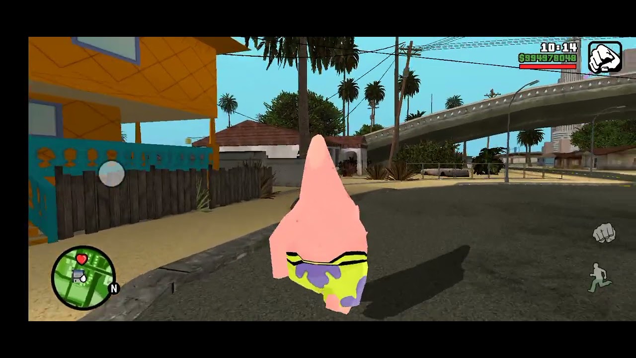 SHARE GTA SA LITE MOD SPONGEBOB - YouTube