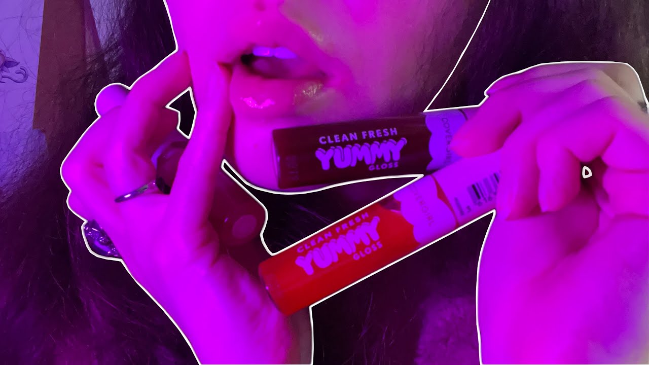 ASMR The S L O West Lip Gloss Application w/ Soft Lip Tracing 💋 - YouTube