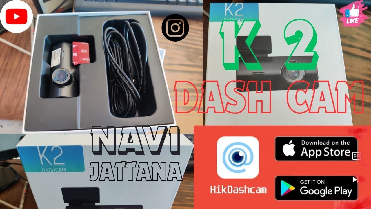 K2 DASH CAM HIKVISION And Unboxing and review new model k2😎🥇 - YouTube