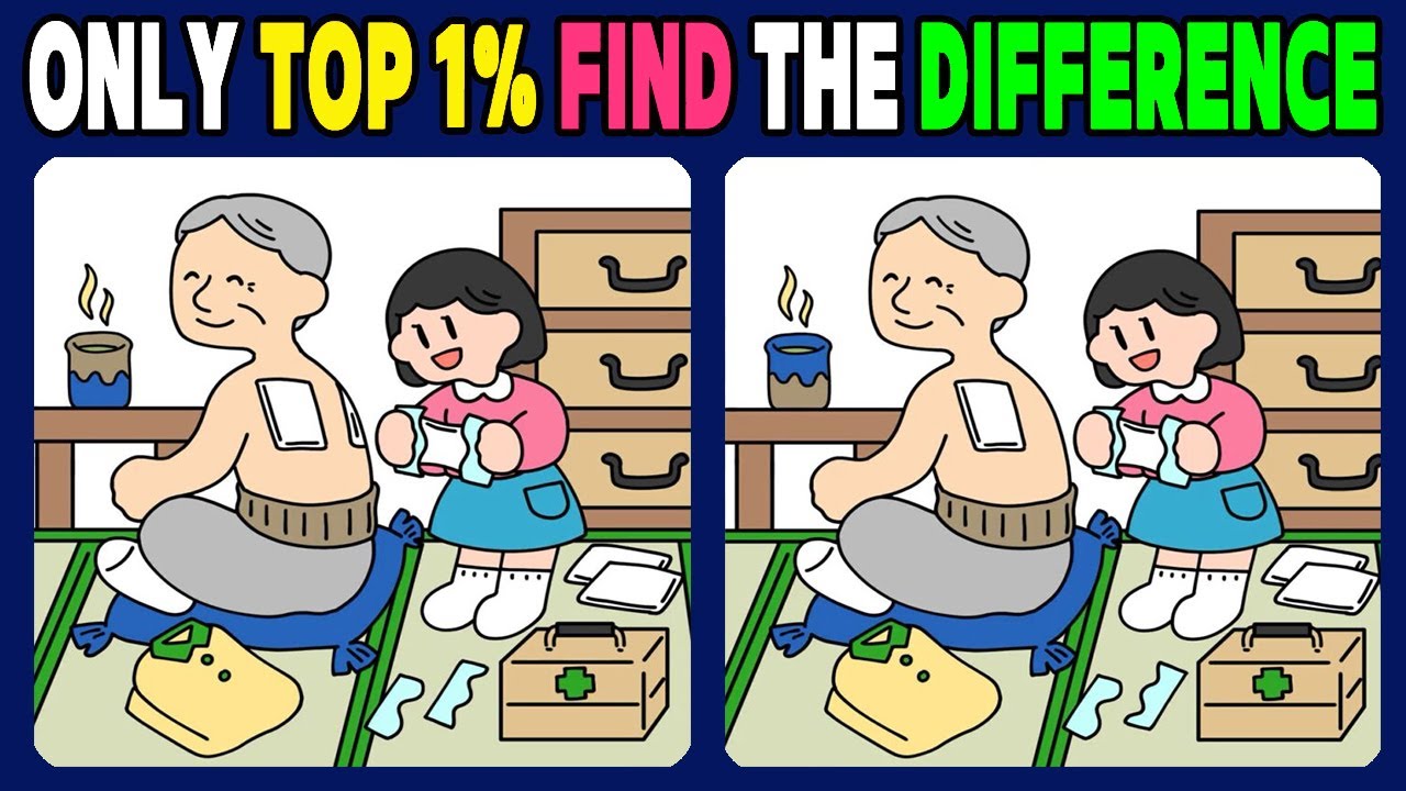 Find the Difference: Only 1% Can Find Differences In 90 Seconds 【Spot ...