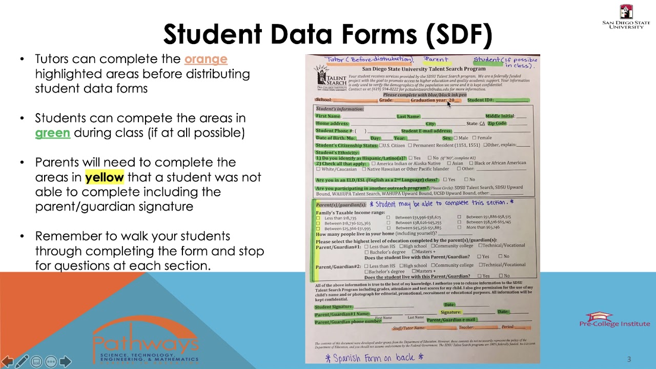 Student Data Form YouTube student-data-form-youtube