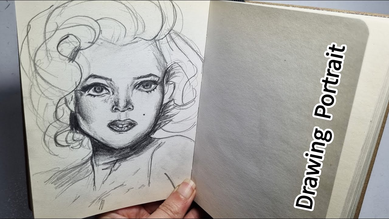 Drawing Portrait With Pencil | Easy Drawing Portrait For Beginners ...