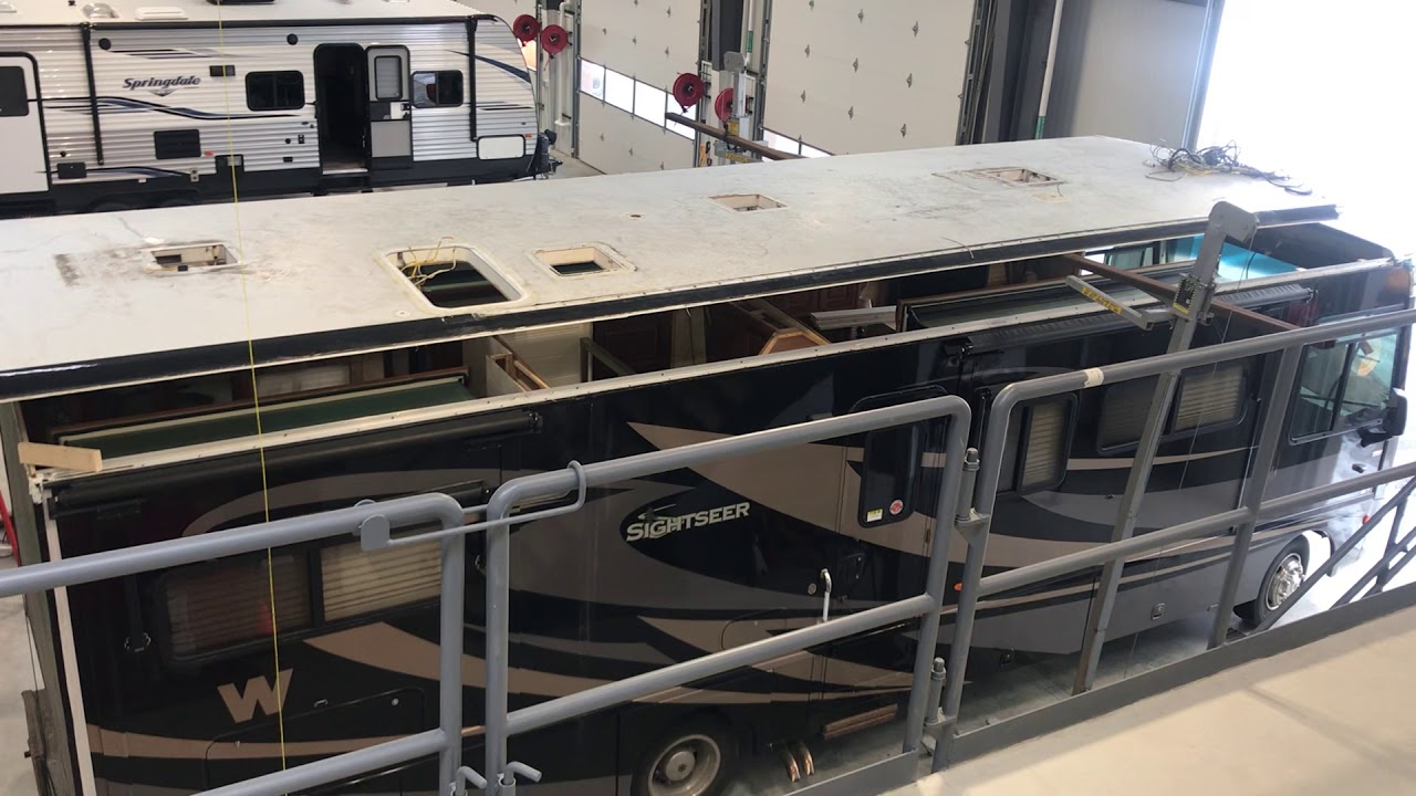 Winnebago Roof Replacement - YouTube