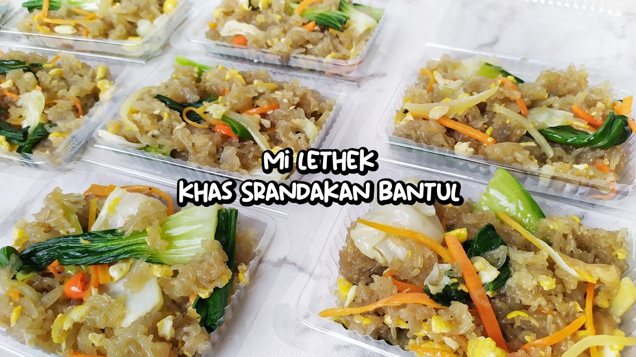 BELAJAR BIKIN BAKMI LETHEK‼️ MAKANAN KHAS DARI SRANDAKAN BANTUL‼ ...