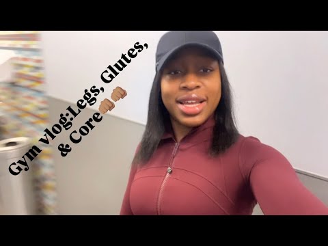 NYC Gym Vlog: Legs, Glutes, and Core - YouTube