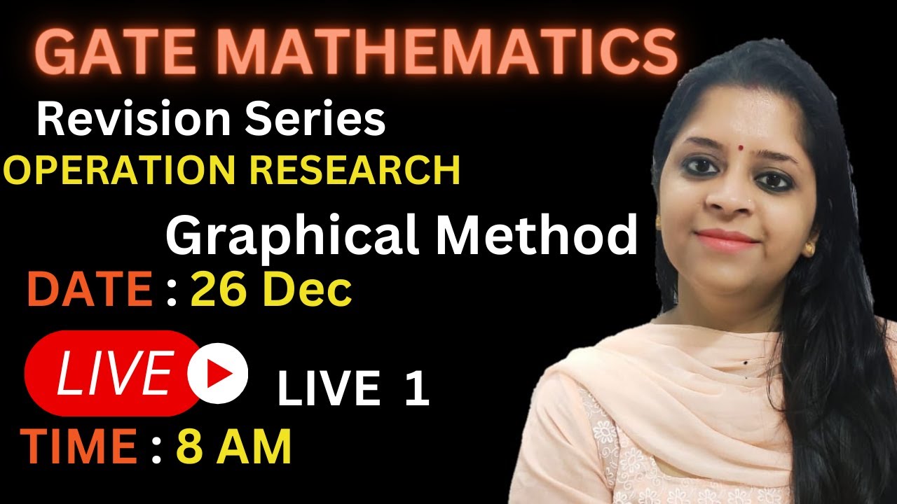 Gate Operation Research Gate Pyqs Gate Exam Graphical Method Previous Year Questions Youtube