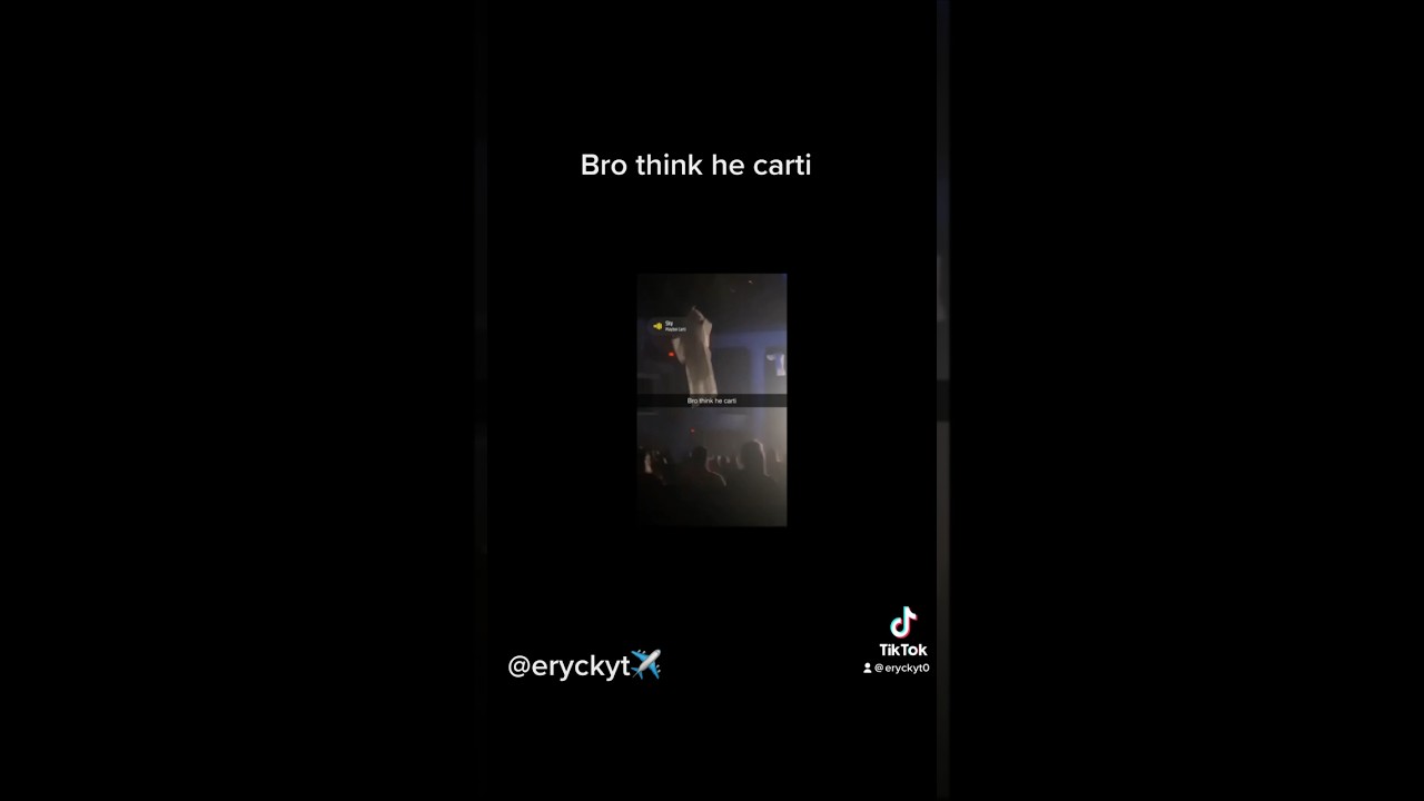 BRO THINK HE CARTI #carti #playboicarti #brothinkhecarti #foryou #viral ...