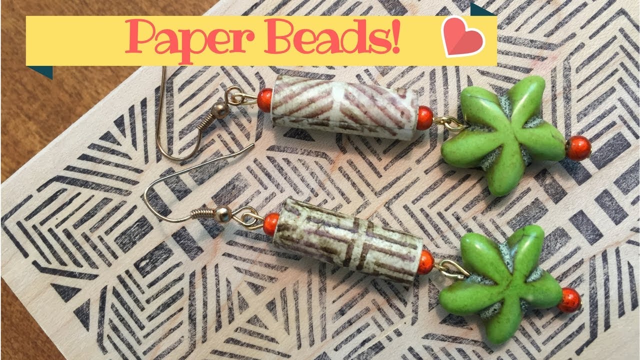 AWESOME PAPER BEADS - Step By Step Tutorial - EASY DIY - YouTube