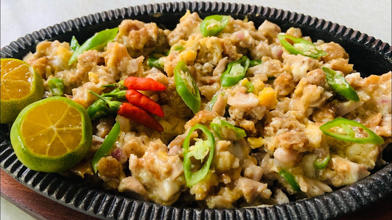 SPECIAL CHICKEN SISIG FROM LEFT OVER FRIED CHICKEN - YouTube