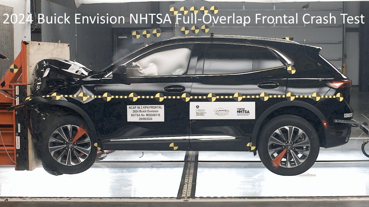 2024-2025 Buick Envision NHTSA Full-Overlap Frontal Crash Test - YouTube
