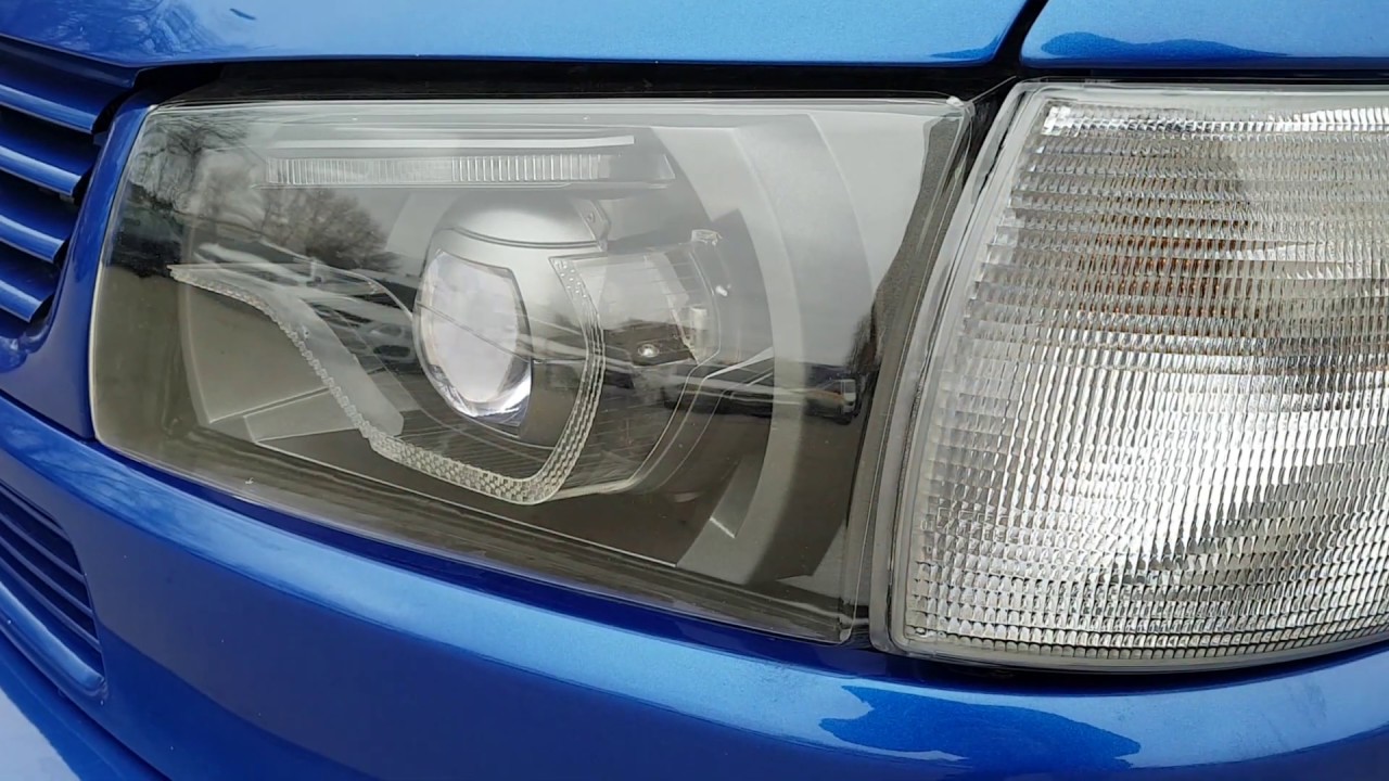VW T4 Bi Led - YouTube