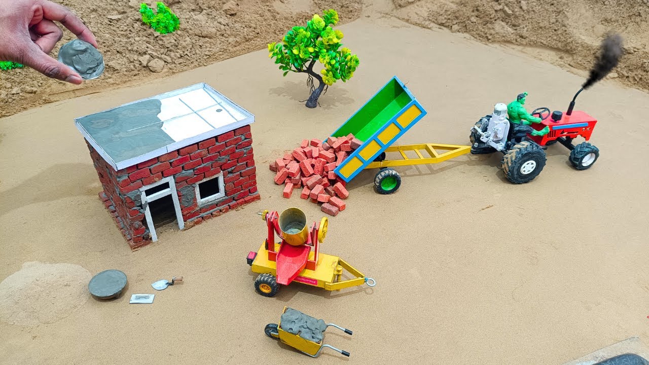 🚜 Live Mini Tractor Project – Homemade Tractor Working Model!🔴 - YouTube