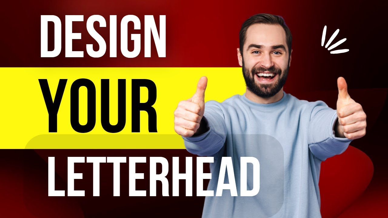 How To Create Business Letterhead In Canva - YouTube