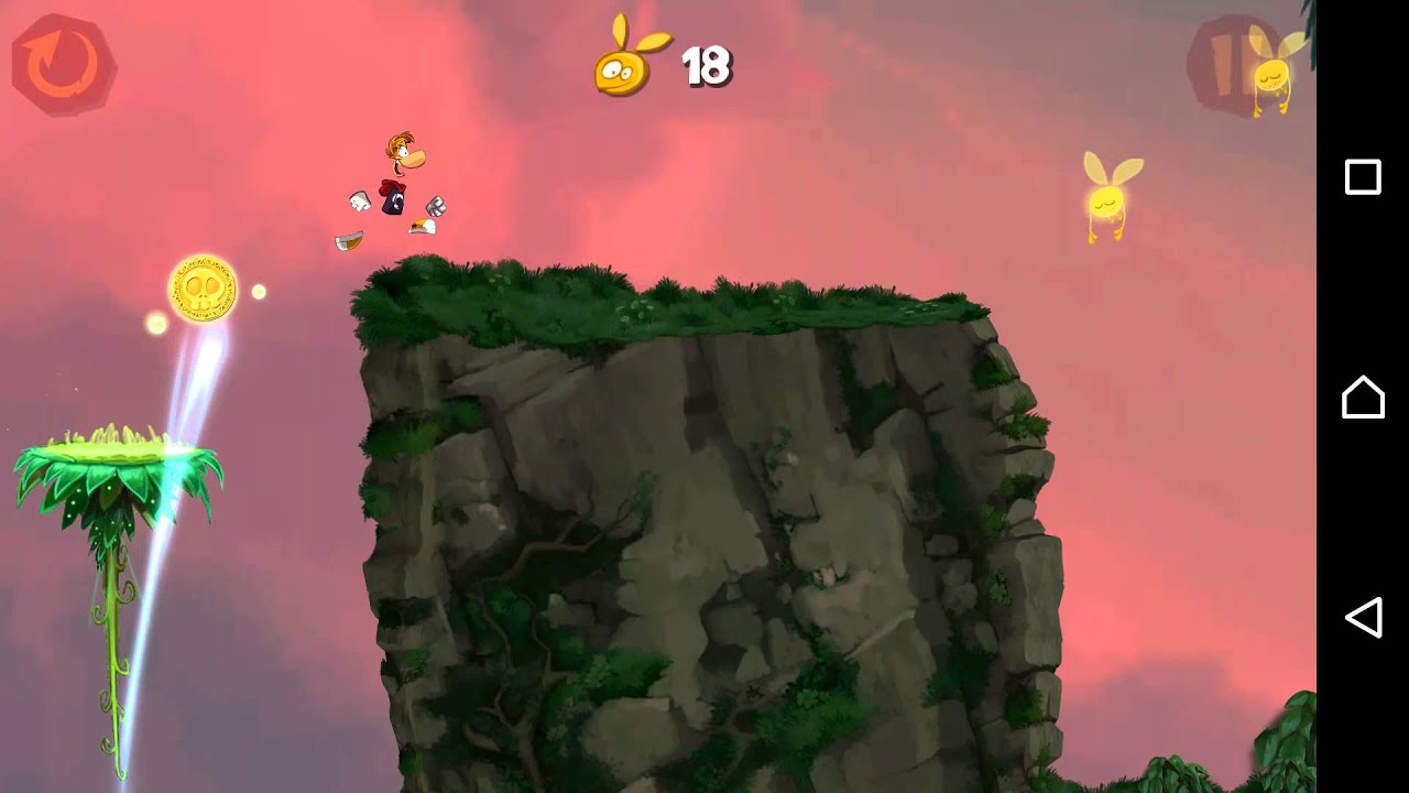 Rayman Jungle Run - Jump World - Level 5 (Android) HD - YouTube