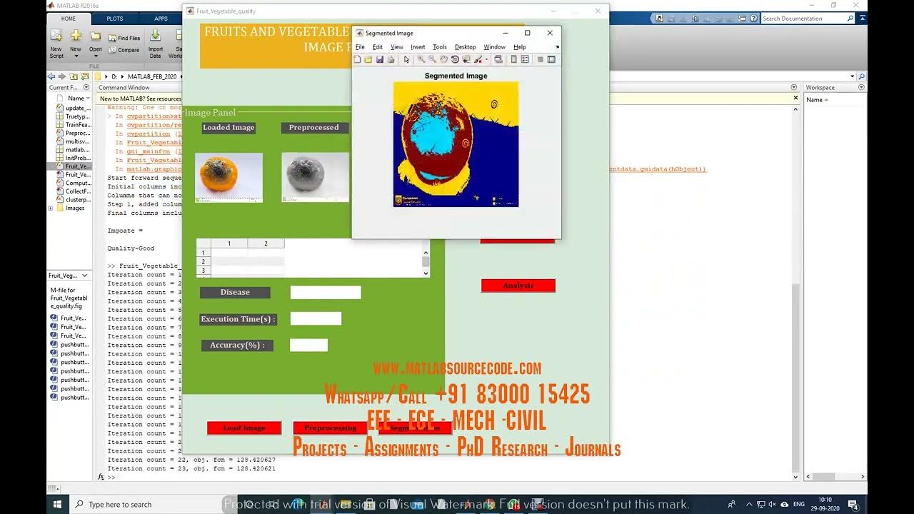 Fruit quality detection - vegetable quality detection - image processing - matlab phd research ...