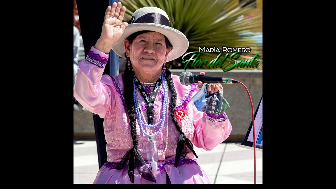 MARIA ROMERO SOLORZANO con el conjunto RIVERAS DEL SANTA - YouTube