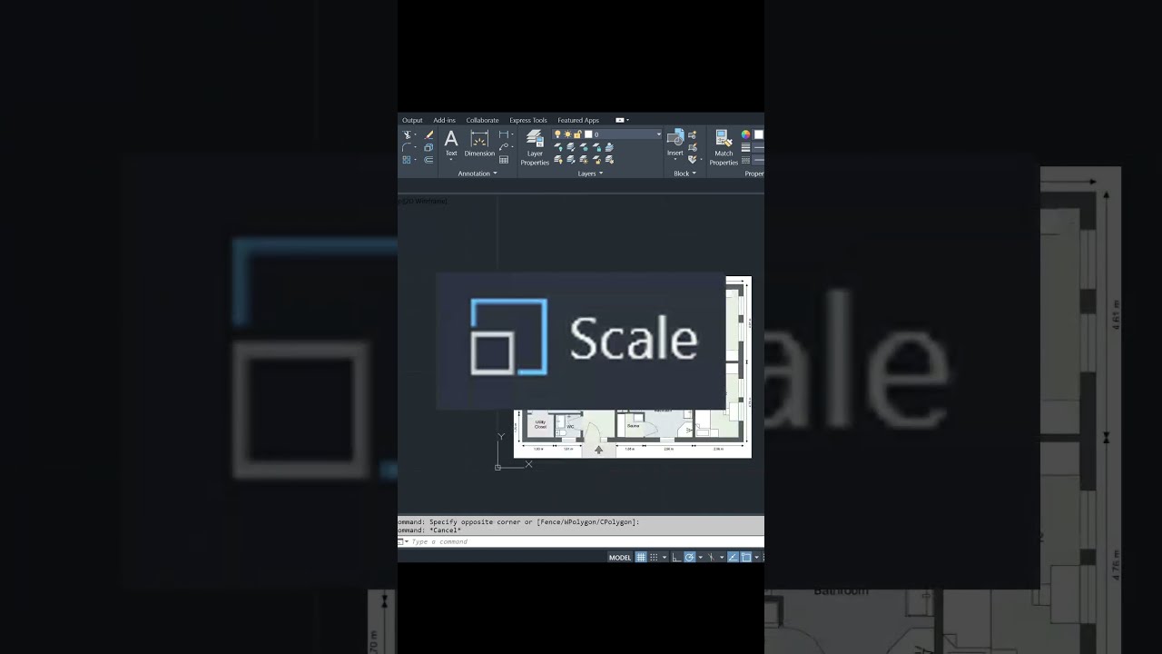 How To Trace A Plan From An Image In AutoCAD shorts architecture How To Trace A Plan From An Image In AutoCAD shorts architecture