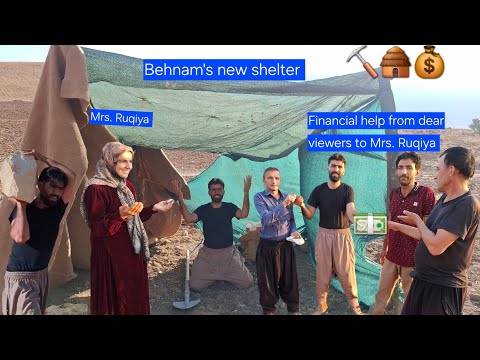 🏠From the wooden and plastic roof to Ruqyeh's warm heart; a story of kindness.What happened?💰🛖⛏️