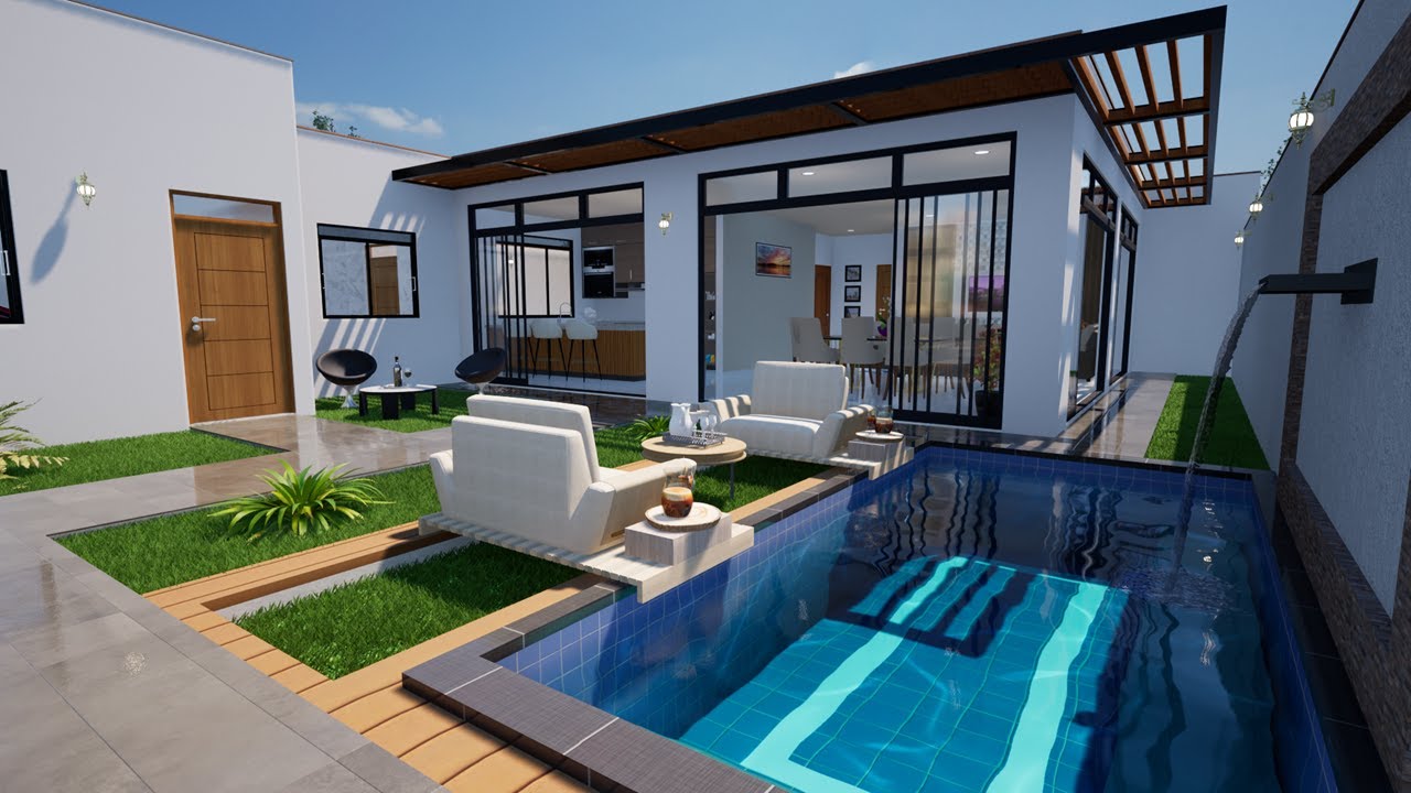 CASA HERMOSA Y MODERNA ( LUIS ARQ) 2025 - YouTube