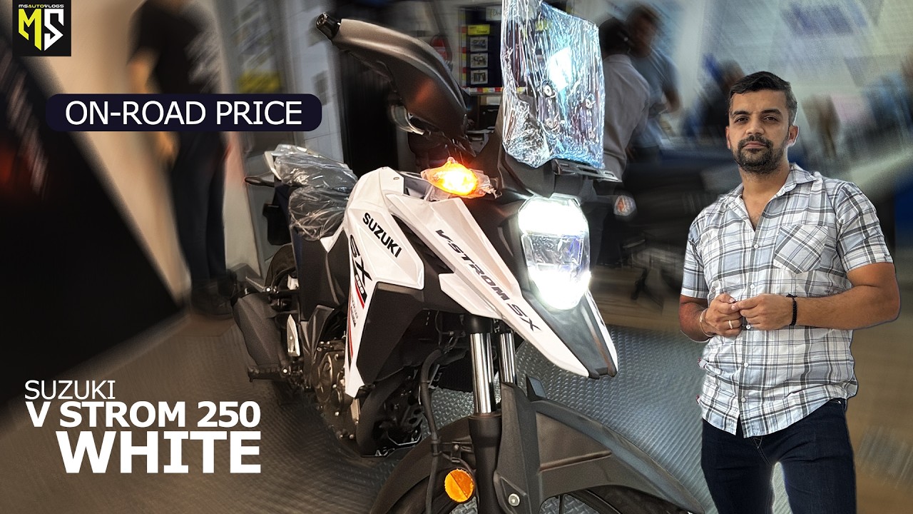 New Suzuki V-Strom 250 White - Updated Features & Price That Impress! 🚀 ...