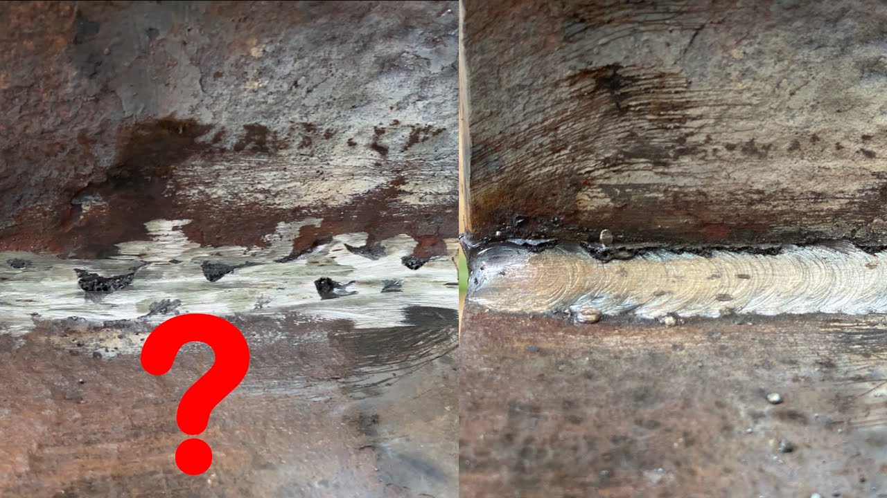 How old welders fix bad welds that beginners should see - YouTube
