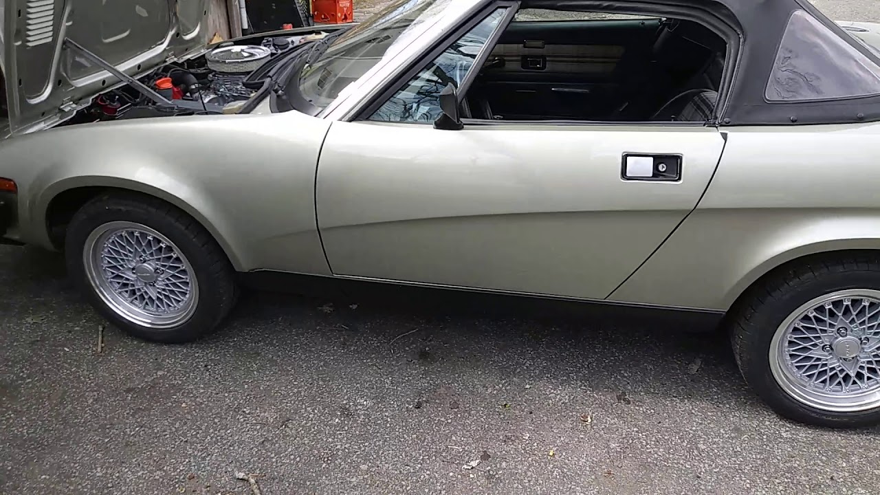 Triumph TR7 V8 built by TWS Motors - YouTube